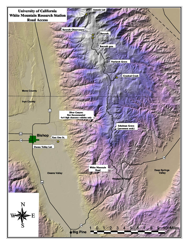 Travel Information — White Mountain Research Center