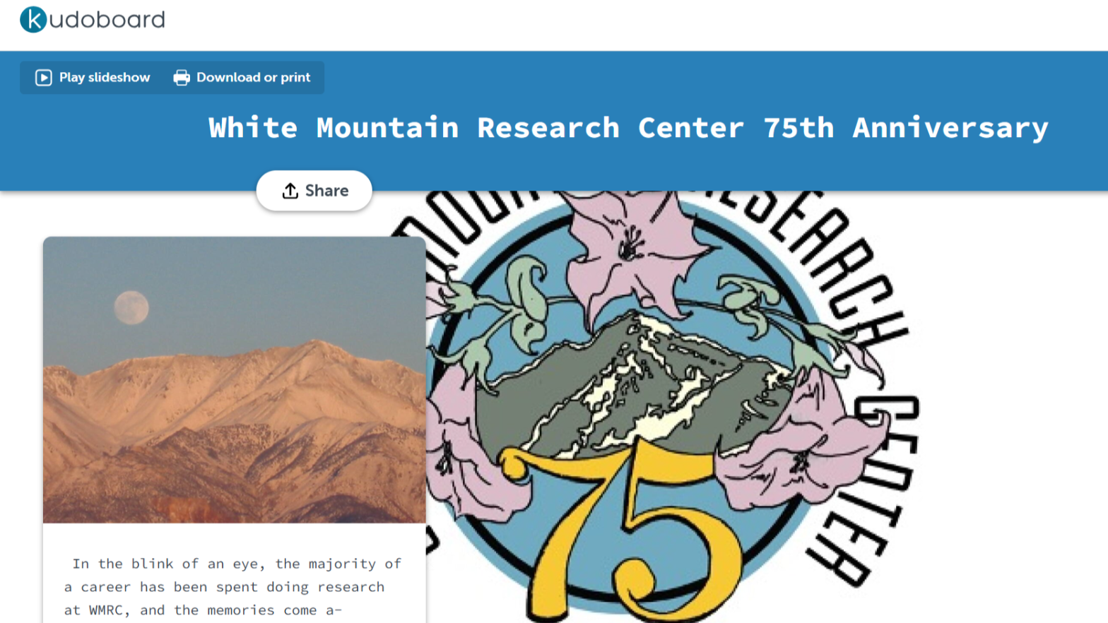 White Mountain Research Center — Supporting scientific achievement for ...